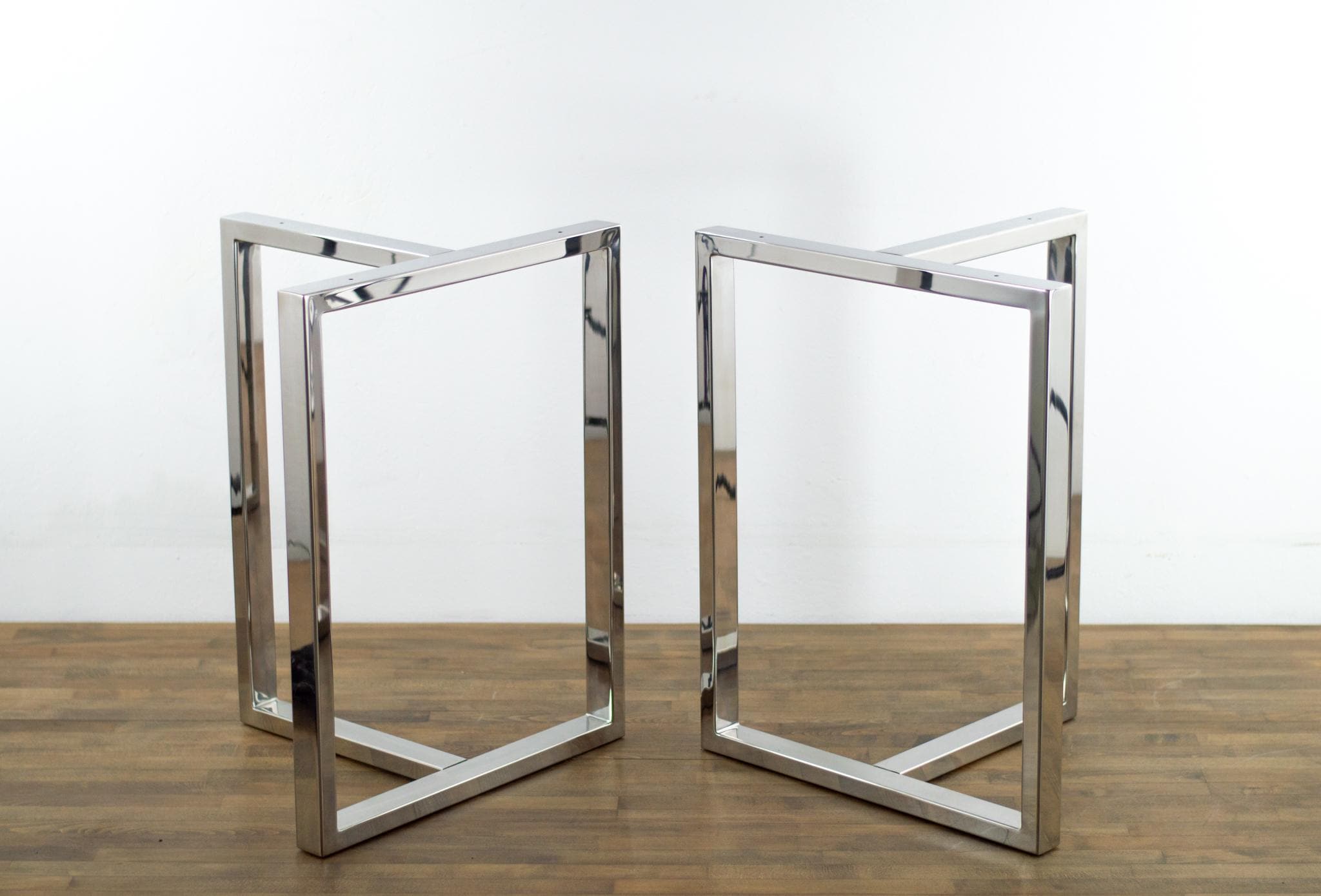 Modern Stainless Steel Trestle Table Legs – 28