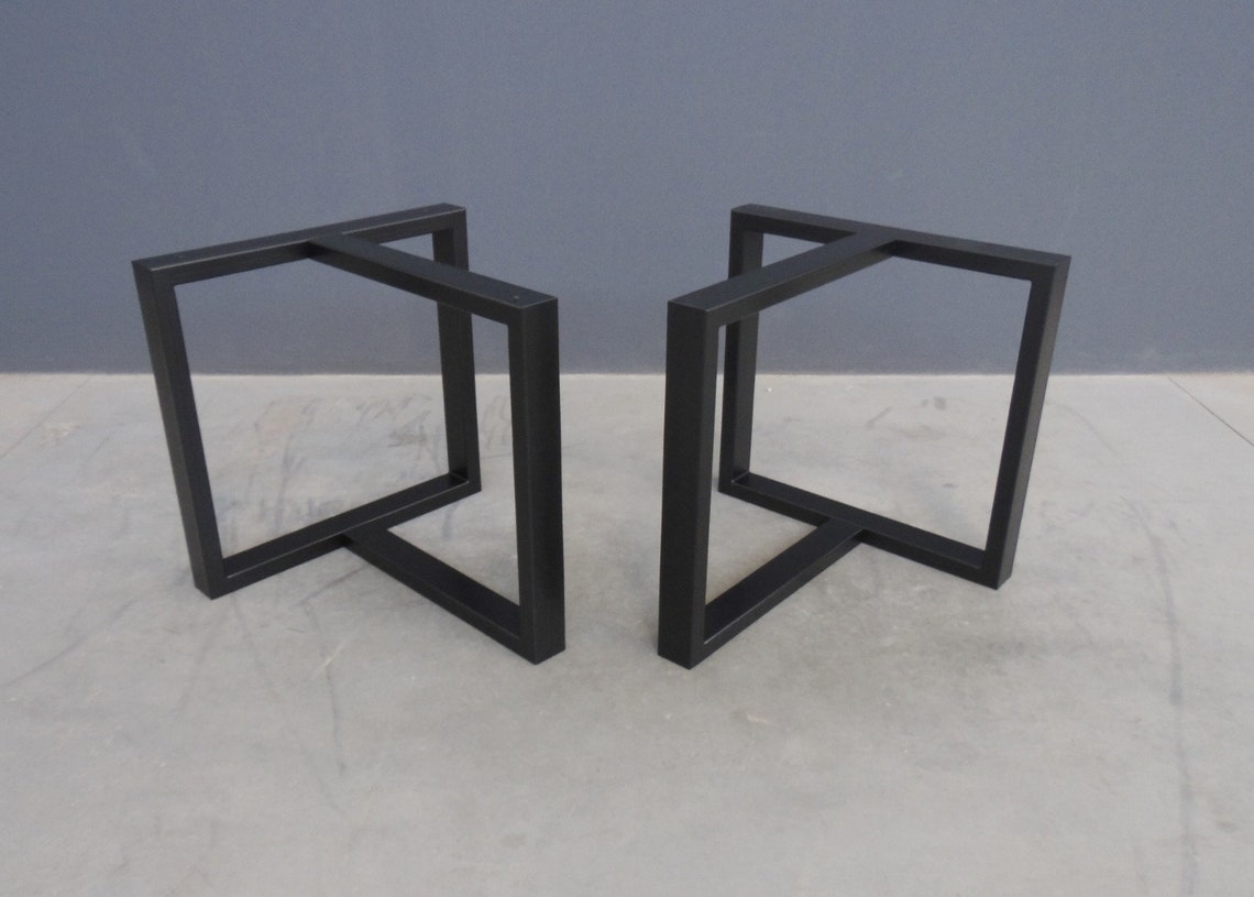 Metal Trestle Table Legs for Heavy Wood Table Tops Iron - Etsy