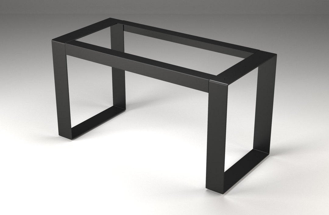 Modern Metal Table Base for Marble Tops – 28” H X 24” W X 52” L | Flat ...