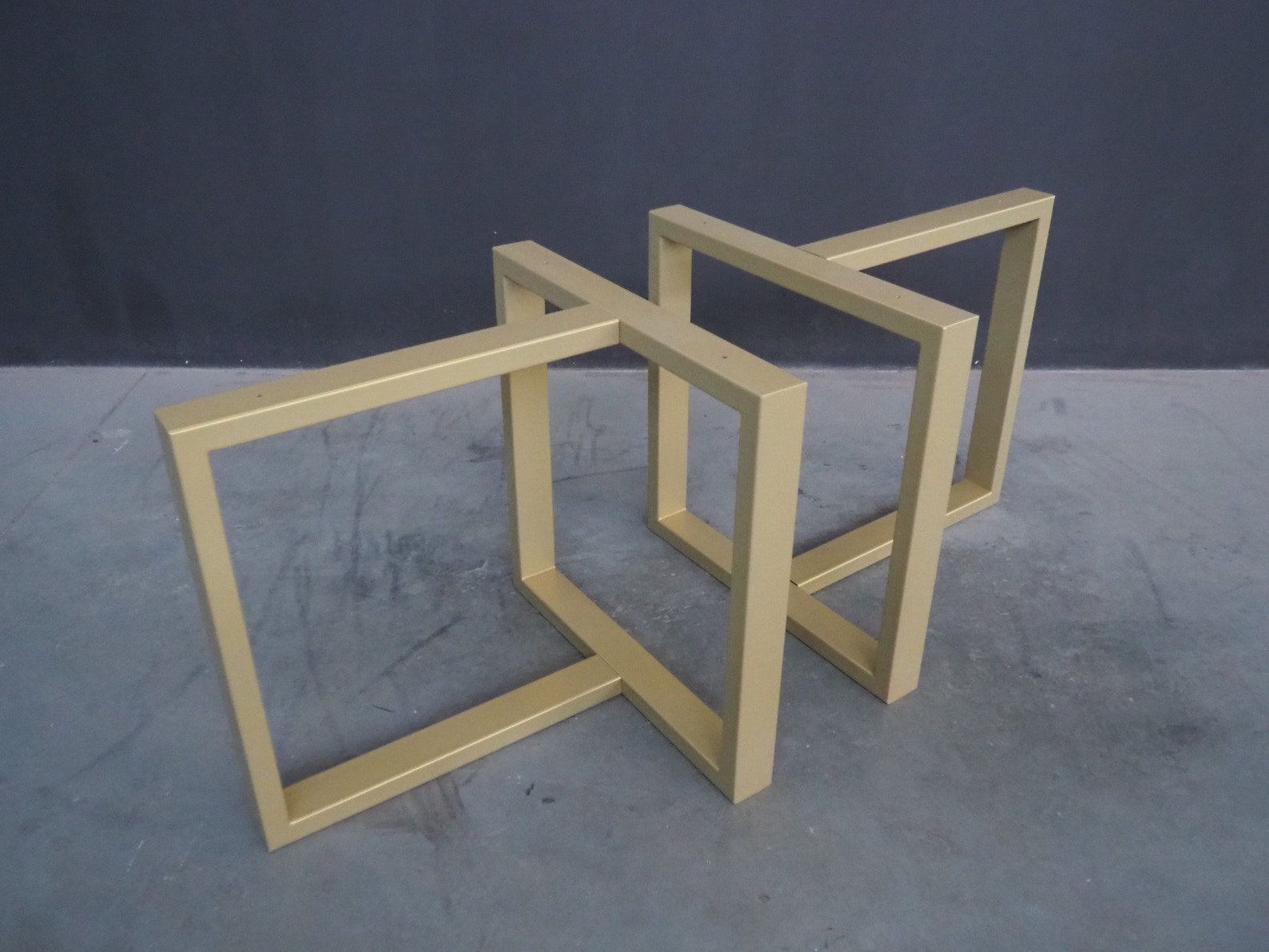 Metal Trestle Table Legs, Heavy Duty Steel Table Legs, Set of 2 - Etsy