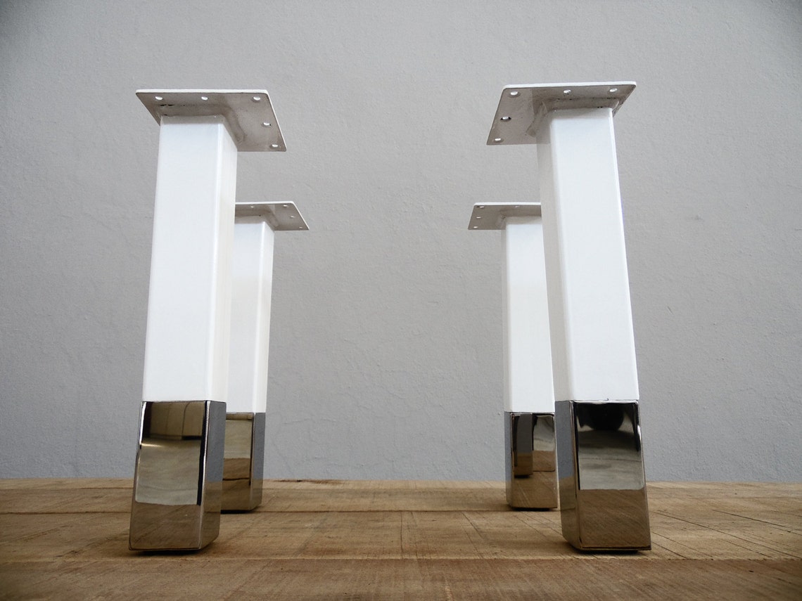 16 Steel Post Simple Modern Coffee Table Legs Multi - Etsy
