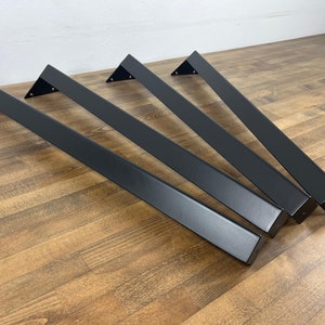 Metal Table Legs , 28" Angle Steel Table Legs, Height 26" - 30" Set(4 ...