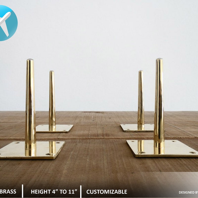 Brass Cabinet Legs - Etsy
