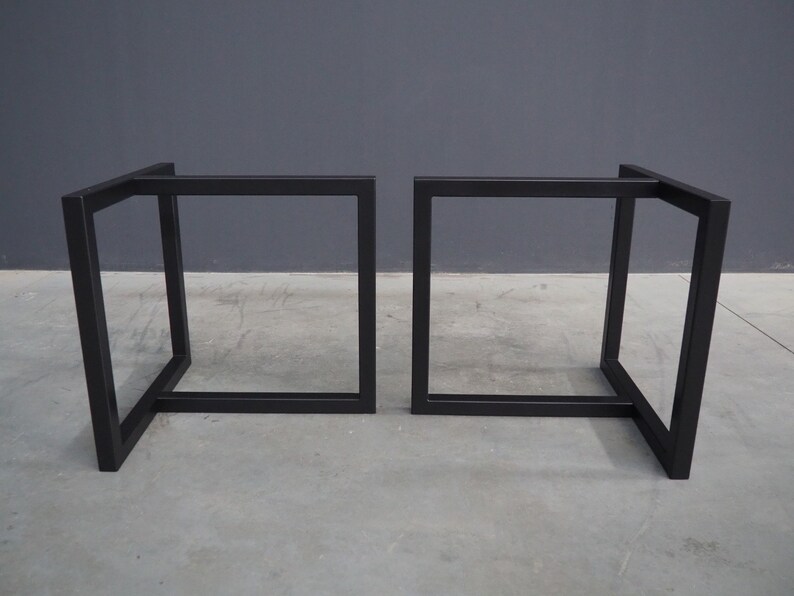 Metal Trestle Table Base , 28" X 28” X 26" Trestle Table Body, Height ...