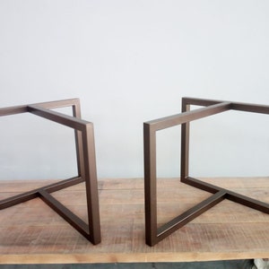 Metal Trestle Table Base , 28" X 28” X 26" Trestle Table Body, Height ...