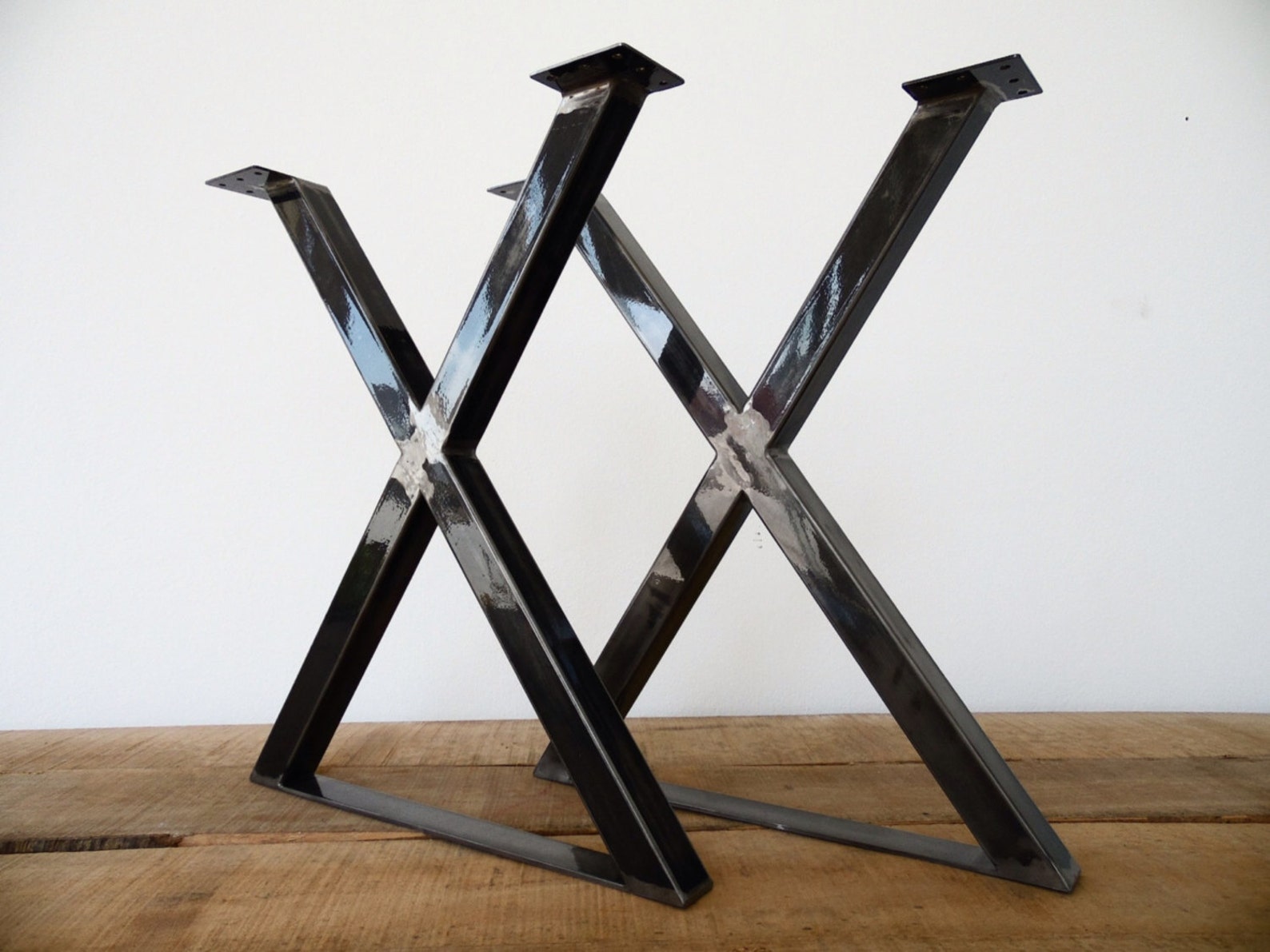 Metal Dining Table Legs 28 X-frame Table Legs | Etsy
