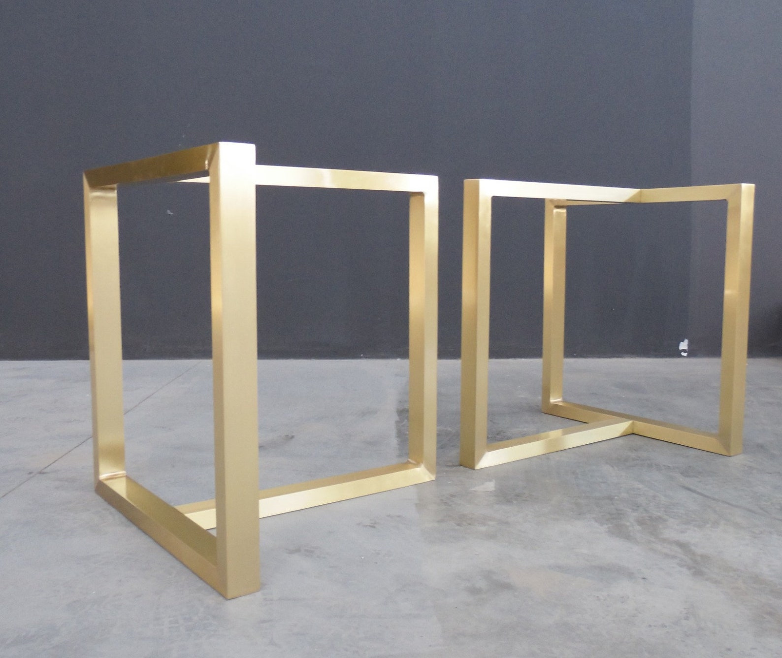 Brass Table Legs 28 X 28 X 20 Dining Table Legs | Etsy