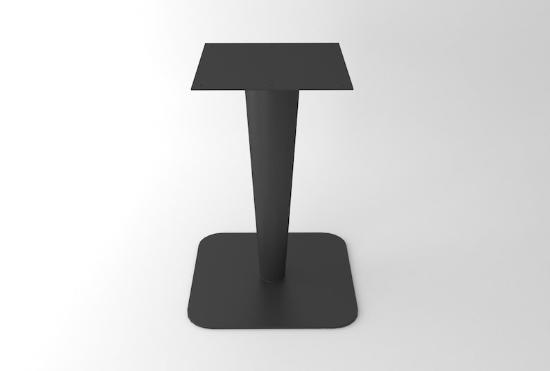 Metal Round Table Pedestal Base , 28" Table Pedestal for Banquette ...