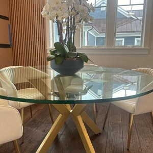 TUG Metal Round Table Base |kitchen Table Base |W&L 35" Customizable ...