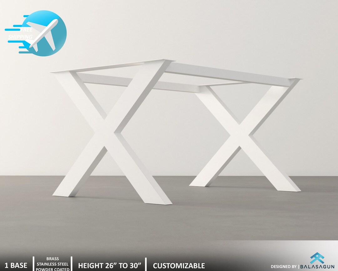 Steel Dining Table Base for Modern Rooms 28h X - Etsy