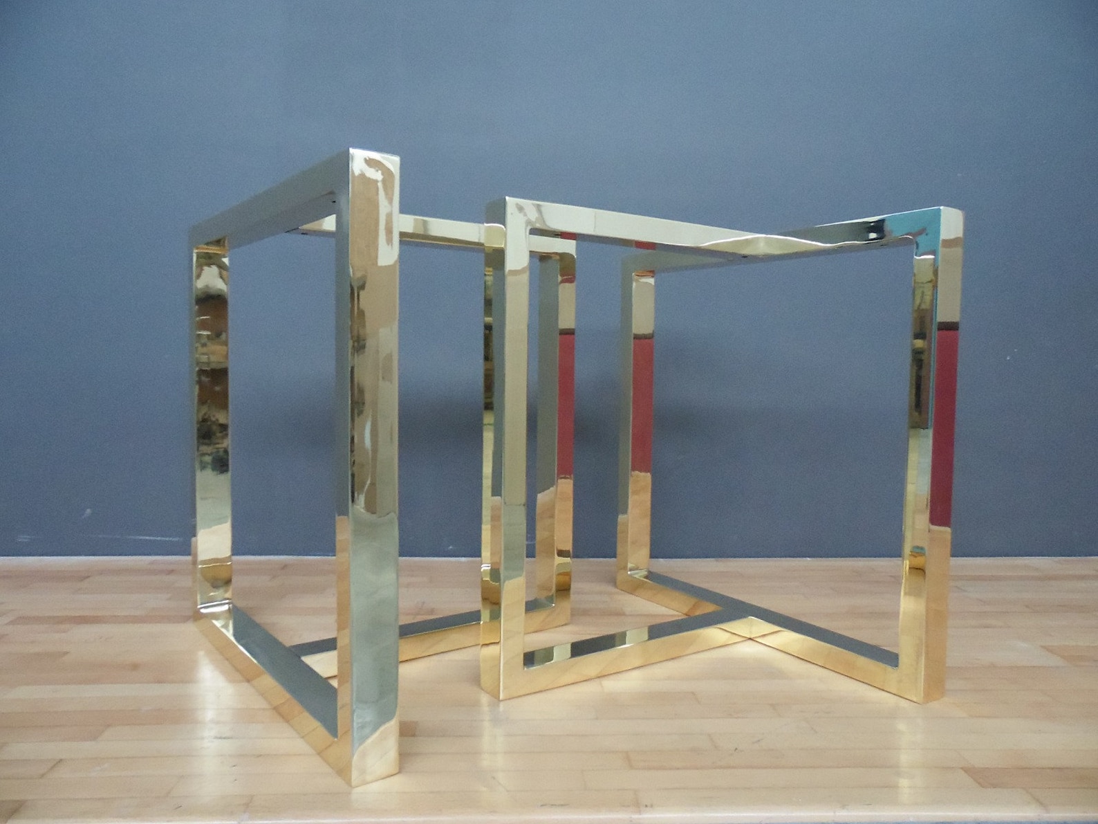 Brass Table Legs 28 X 28 X 20 Dining Table Legs | Etsy