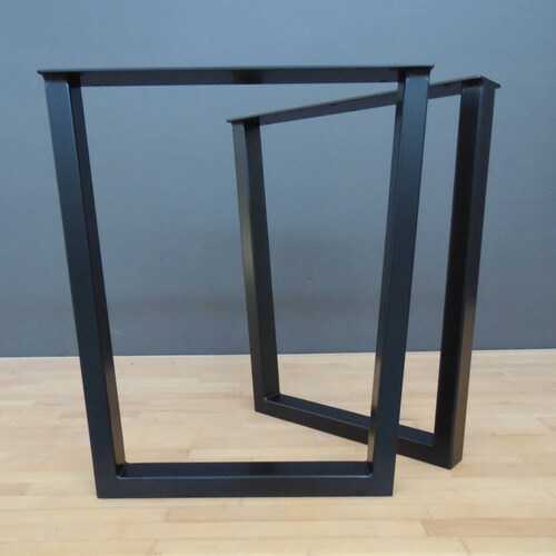 Industrial Steel Metal Table Legs Tapered Style Any Size & | Etsy