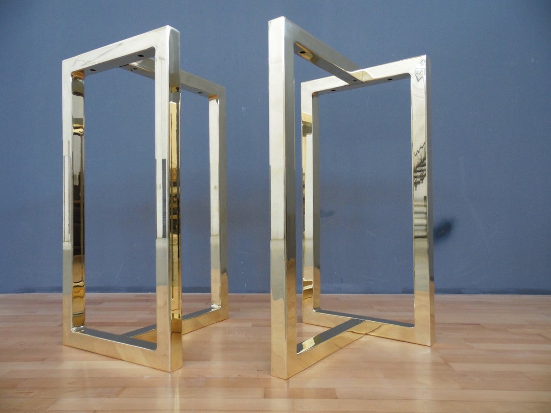 Brass Table Legs, Console Table Legs , 28" X 15" X 15" Brass Table ...
