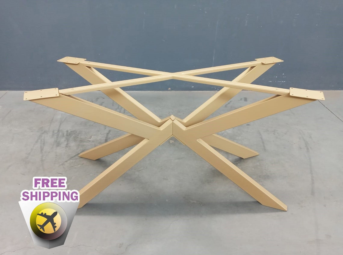 Modern Spider Dining Table Base 28h X 24 W X 52L | Etsy