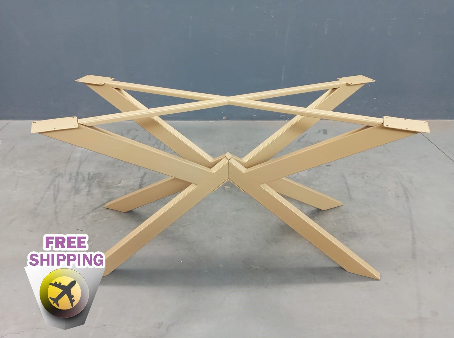 Modern Spider Dining Table Base 28h X 24 W X 52L | Etsy