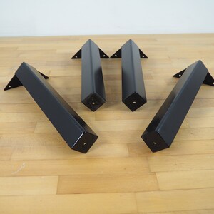 Metal Table Legs , 28" Angle Steel Table Legs, Height 26" - 30" Set(4 ...