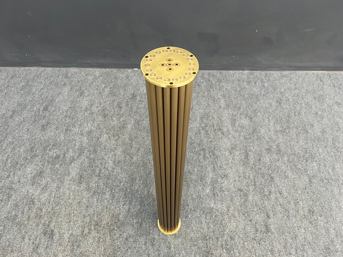 Brass Leg for Kitchen Islands, Cabinet Post Leg, Customizable Brass Leg ...