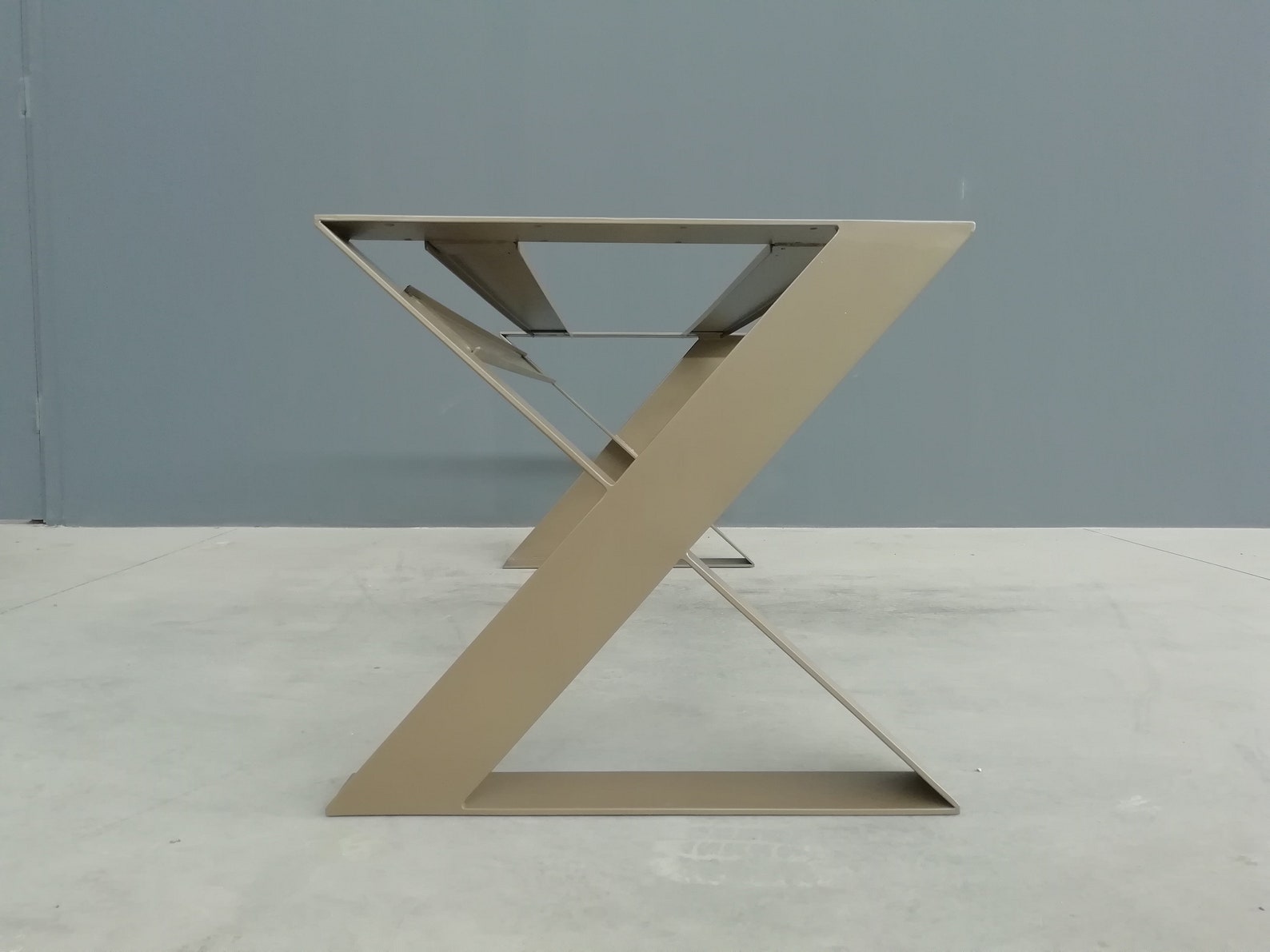 28 X-frame Wide Flat Steel Dining Table Base Heavy Duty | Etsy