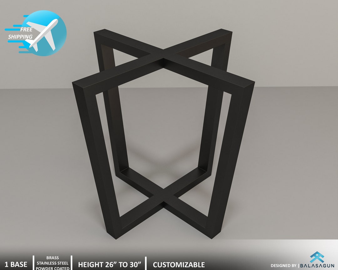 Round Dining Table Base Tapered Table Base Height 2630 - Etsy