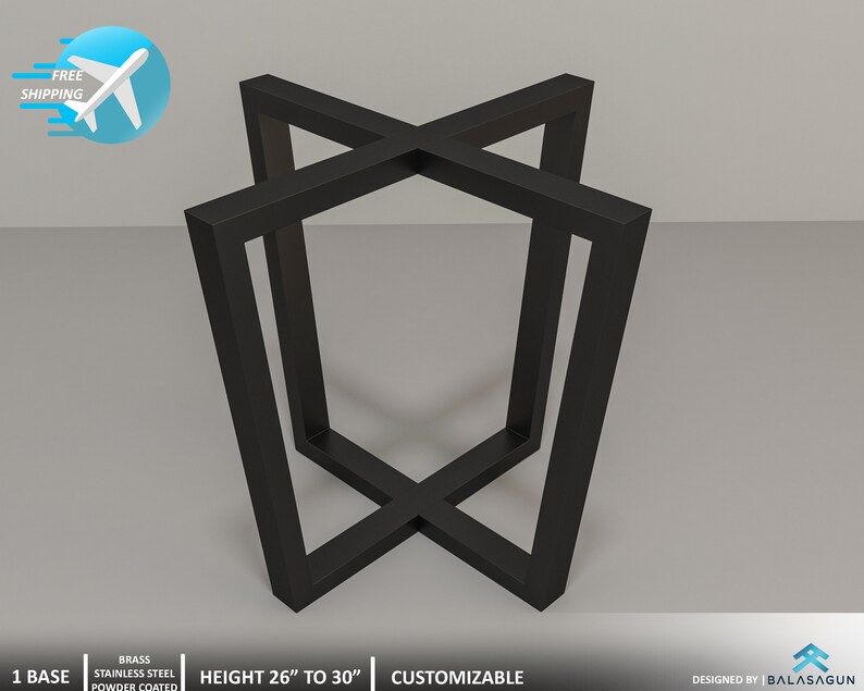 Round Dining Table Base Tapered Table Base Height 2630 - Etsy