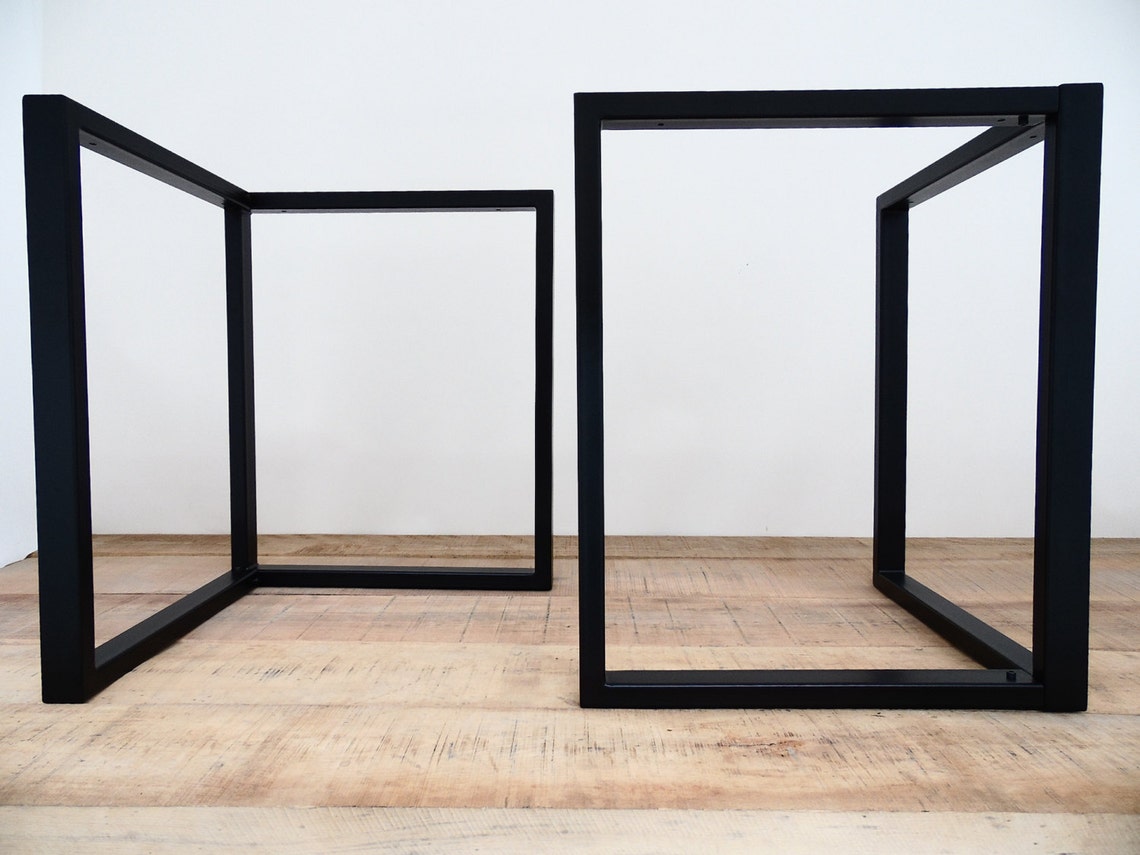 Modern Metal Table Base 28 X 23 X 23 - Etsy