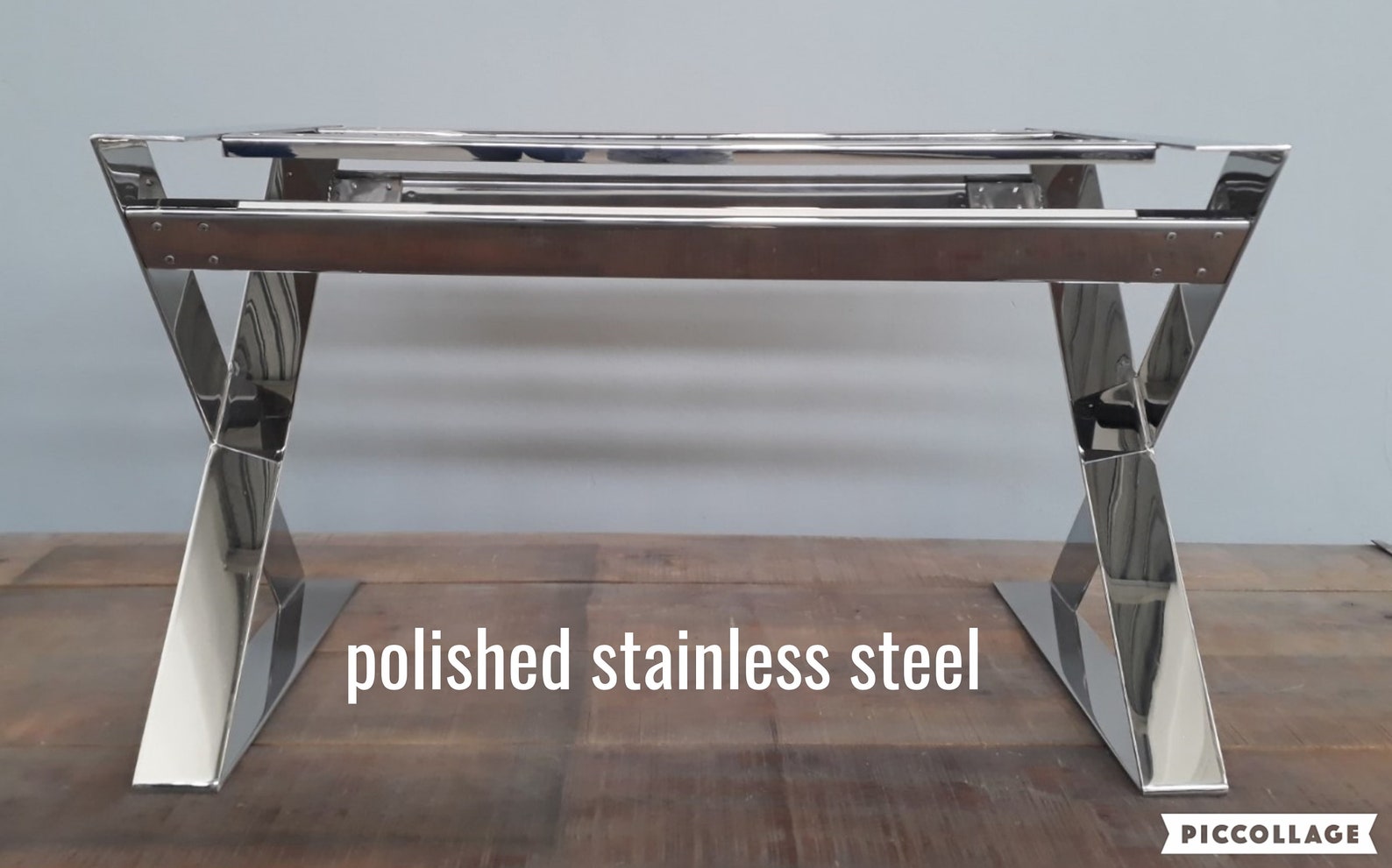 28 X-frame Wide Flat Steel Dining Table Base Heavy Duty | Etsy