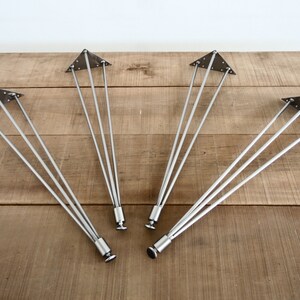 Metal Table Legs ,28 3-pins-s Stainless Steel Hairpin Table Legs,height ...