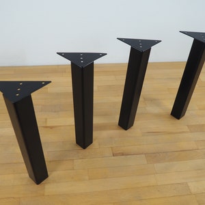 Metal Table Legs , 28" Angle Steel Table Legs, Height 26" - 30" Set(4 ...