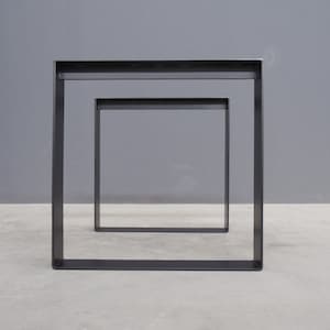 28 Wide Flat Steel Table Legs,28 Wide Bases, Height 26 30 Set2 - Etsy