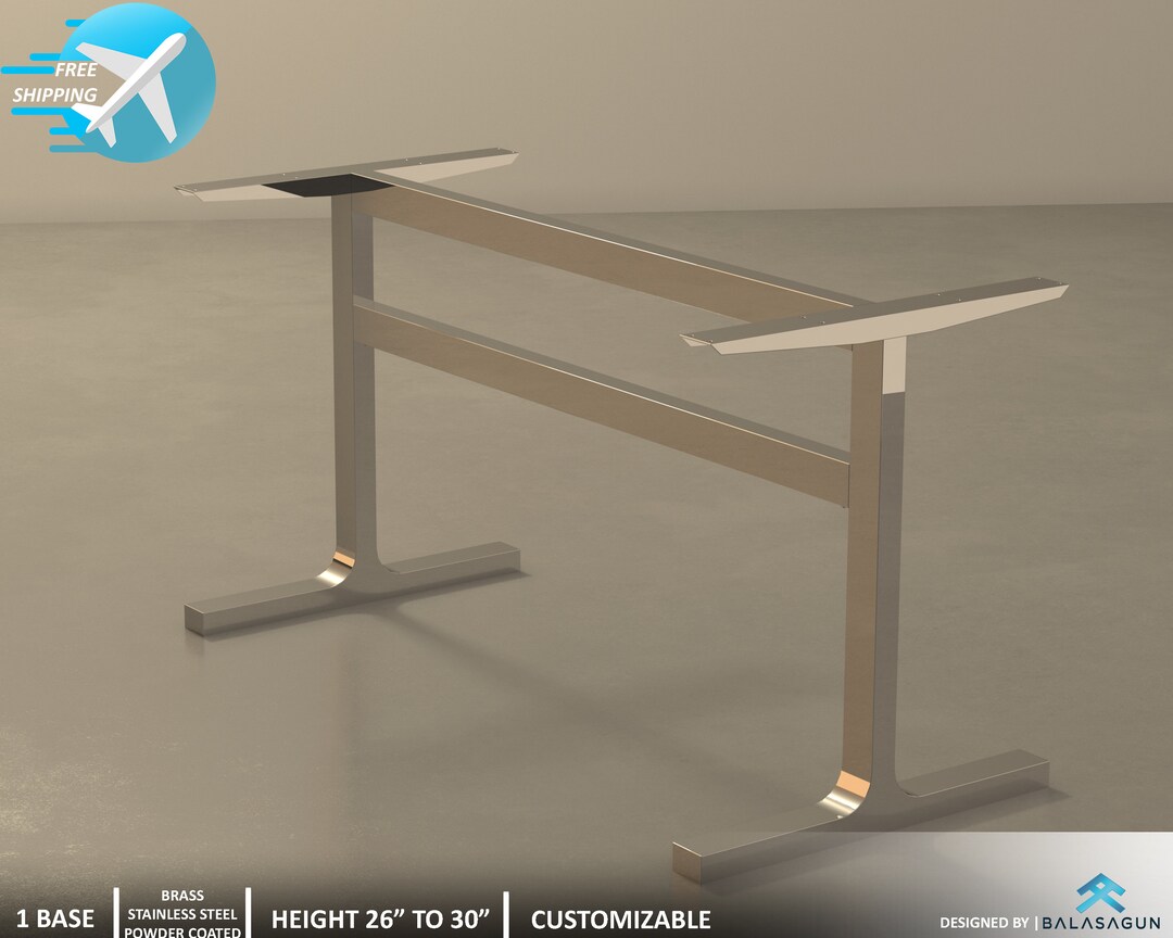 Modern Metal Dining Table Legs , 28 BESIK Single Bar Table Legs, 28 ...