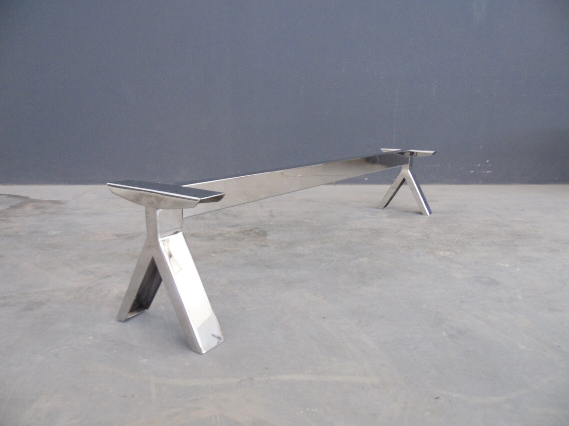 Modern Bench Base 16 H X 12 W X 52L Catal-table Base - Etsy