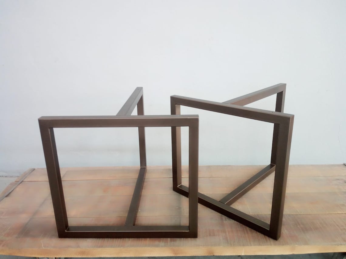 Metal Table Legs T Shaped Steel Dining Table Legs Iron - Etsy