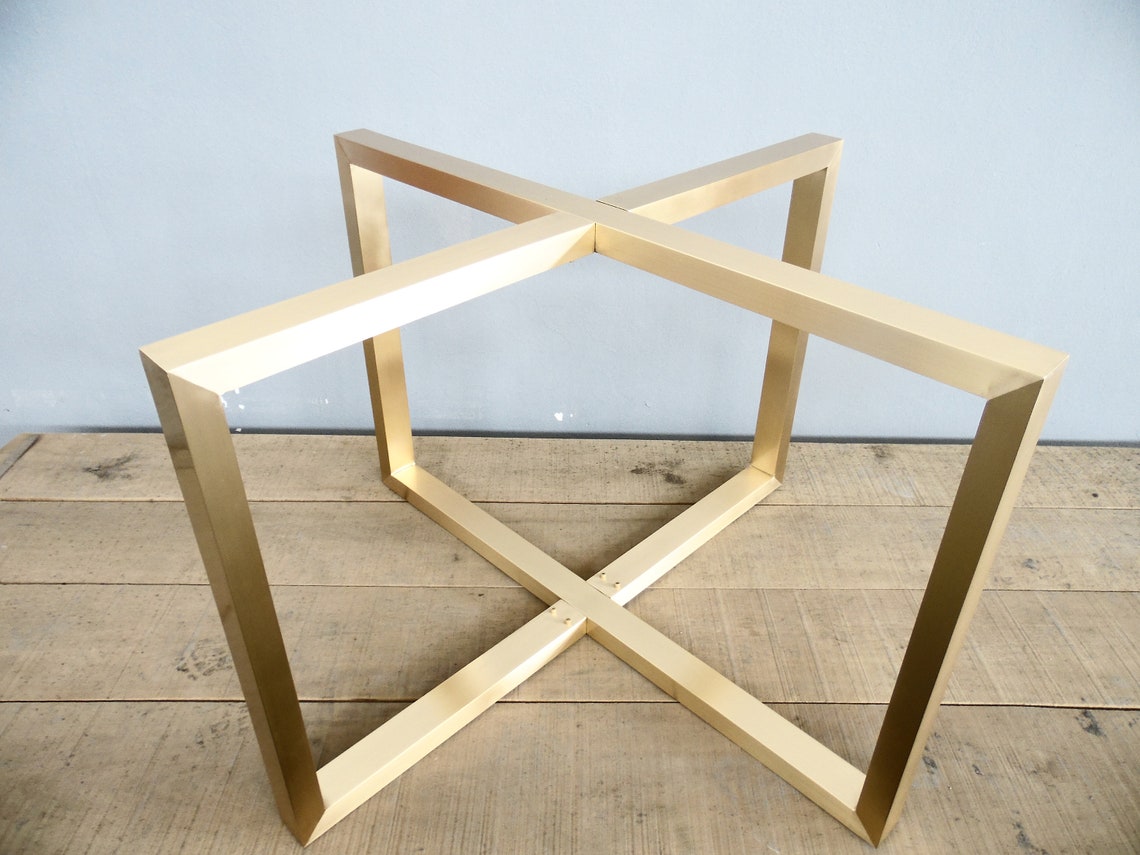 Gold Table Legs for Round Glass Marble Wood Table Tops - Etsy