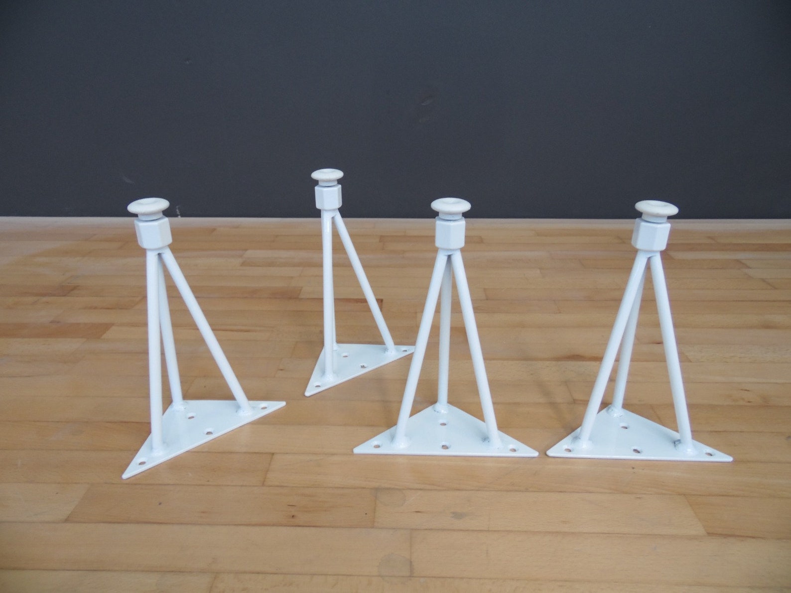 Set of 4 Hairpin Legs 10 3-PIN-NUTS Table Legs Height - Etsy