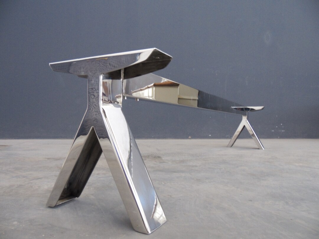 Modern Stainless Steel Bench Base, DIY Day Bed Ottoman, 16" H - Etsy