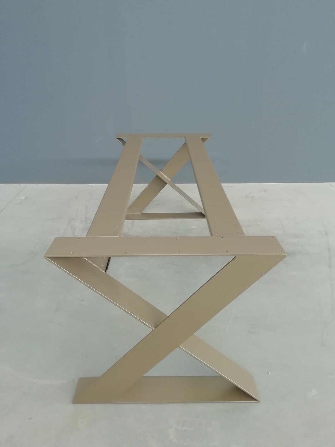 28 X-frame Wide Flat Steel Dining Table Base Heavy Duty | Etsy