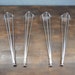 Metal Table Legs 28 3-pins-s Stainless Steel Hairpin - Etsy