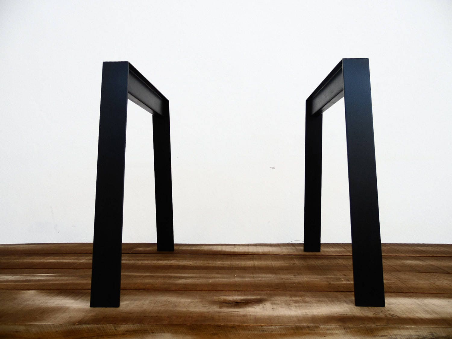 Modern Metal Dining Table Legs ,28" Flat Steel-b Table Legs, Set(2) - Etsy