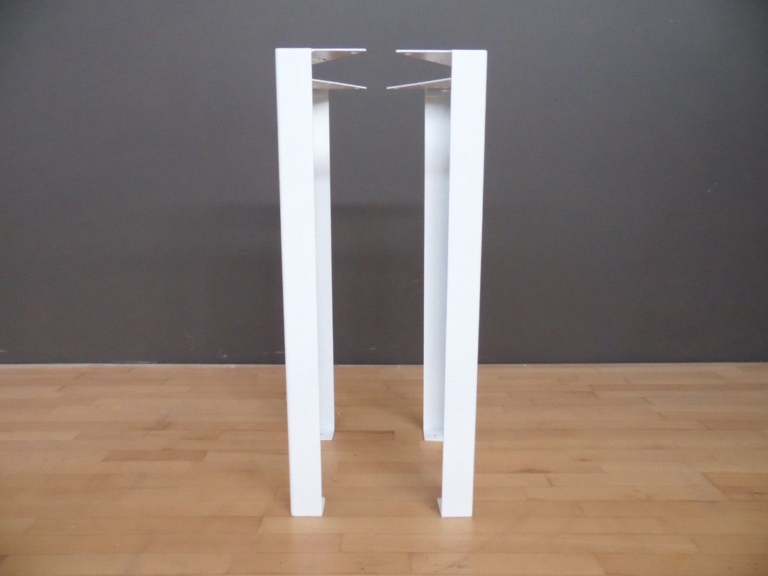 Metal Table Legs , 28" Angle Steel Table Legs, Height 26" - 30" Set(4 ...