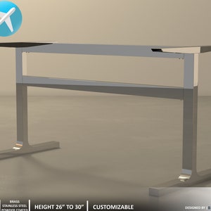 Modern Metal Dining Table Legs , 28 BESIK Single Bar Table Legs, 28 ...