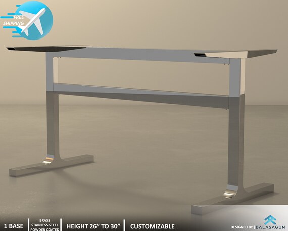 Modern Metal Dining Table Legs 28 BESIK Single Bar - Etsy