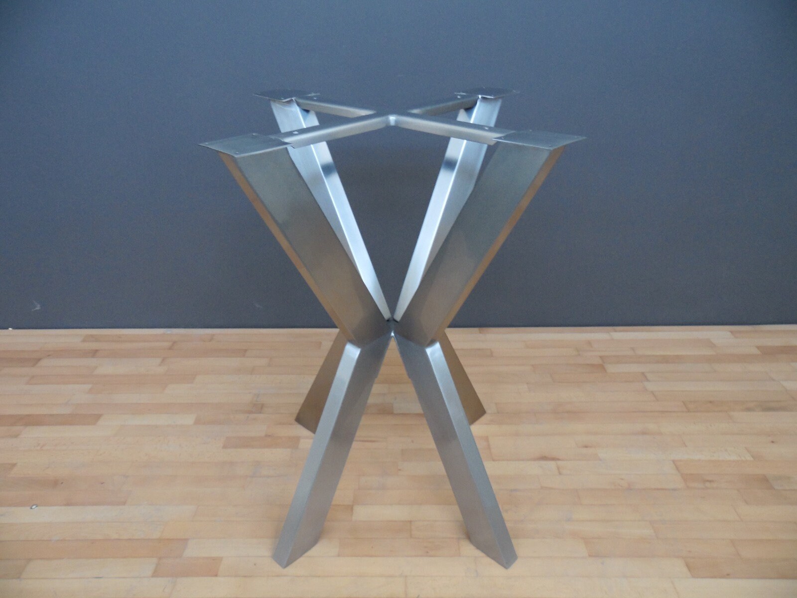 Modern Stainless Steel Round Table Base 28 H | Etsy