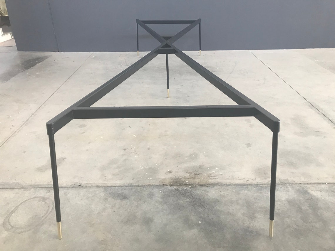 Modern Metal Dining Table Base 28h X 35 W X 112 L - Etsy