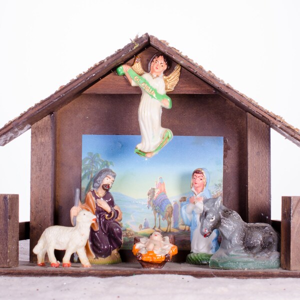 Plastic Nativity - Etsy