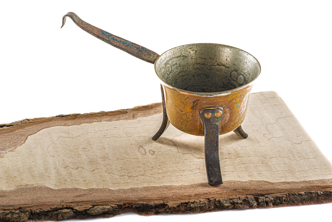 Antique Copper Melting Pan, 1/2 Cup for Metals, Butter - Etsy