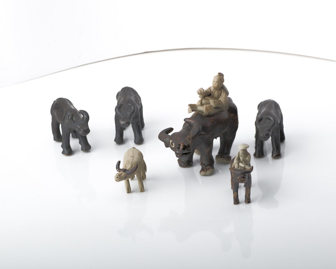 Mudmen on Oxen, Lot of 6 Varied Vintage - Etsy