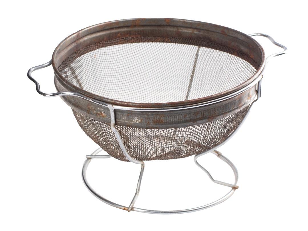 Wire Colander Sieve Strainer, Vintage, 7 Inch - Etsy