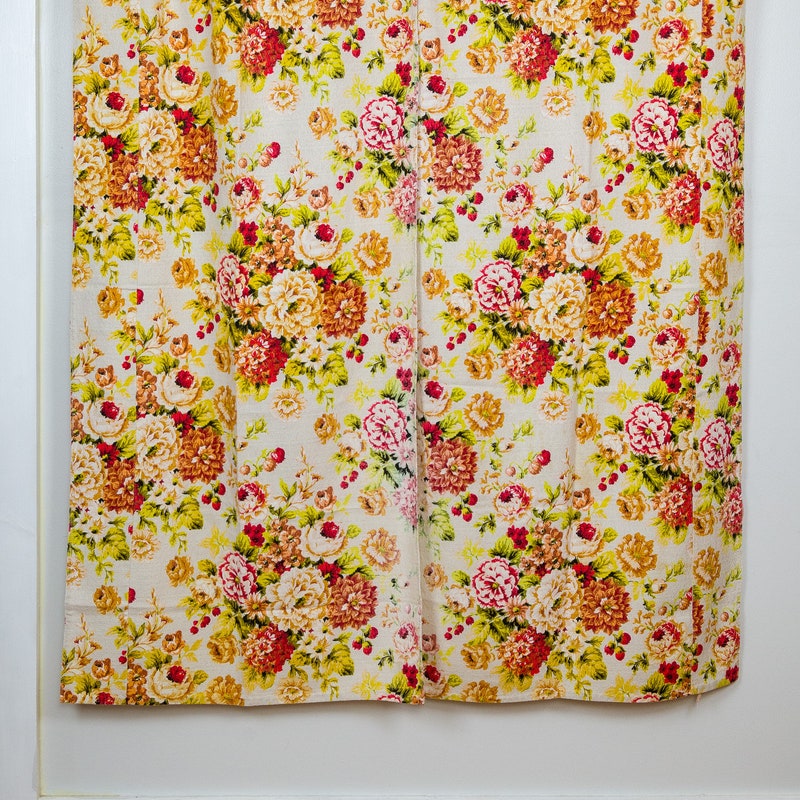 Barkcloth Curtains - Etsy