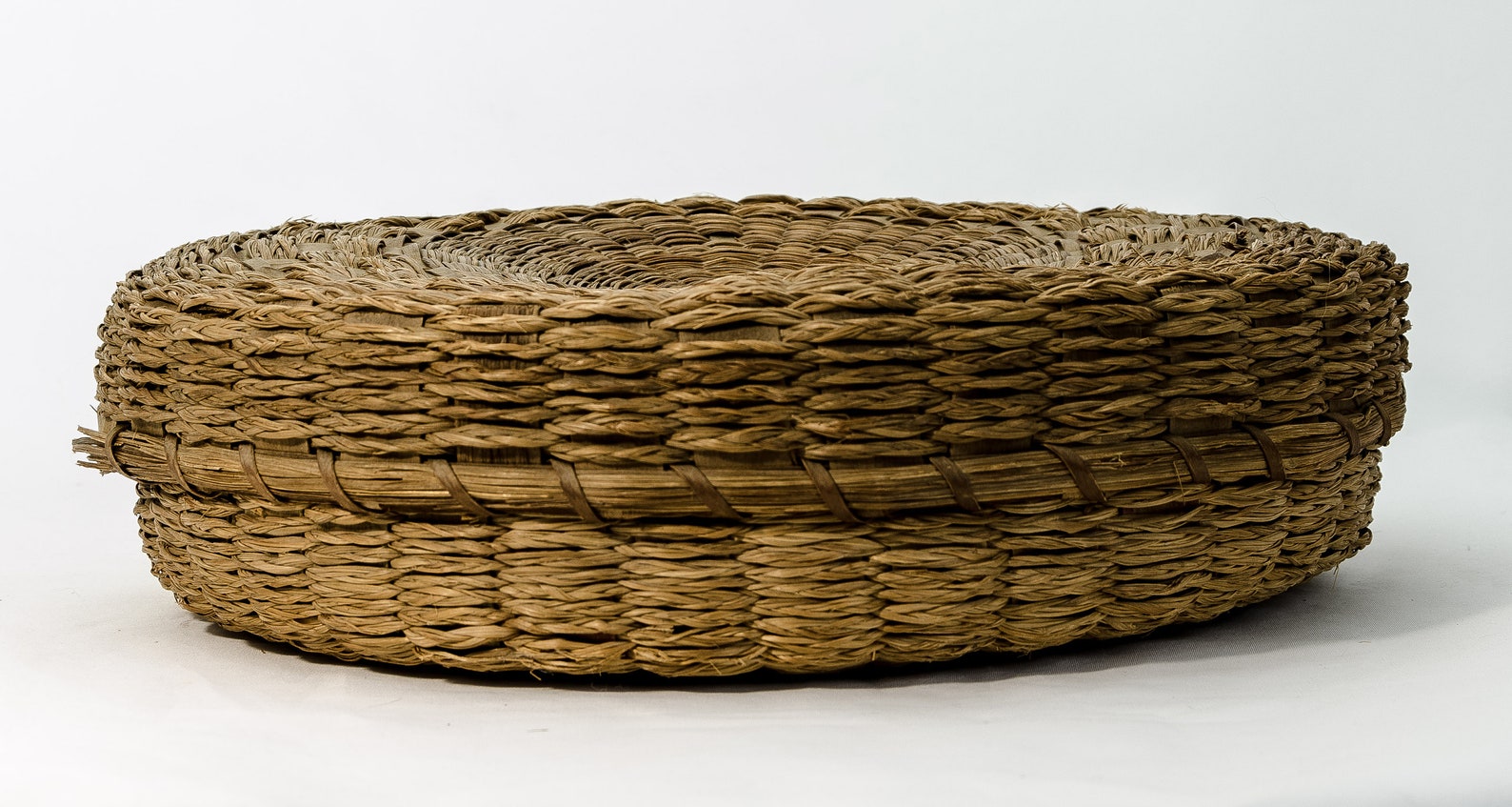 Antique Large 8 Inch Round Sewing Basket - Etsy