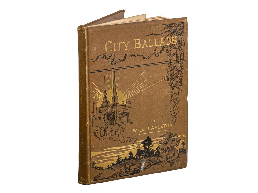 Carleton, Will, CITY BALLADS, 1885 Book - Etsy